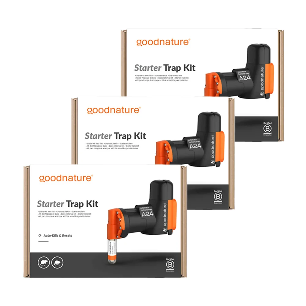 Suuripakkaus | 3 kpl A24 Hiiri- ja Rottaansa Hiilidioksidi | Goodnature®